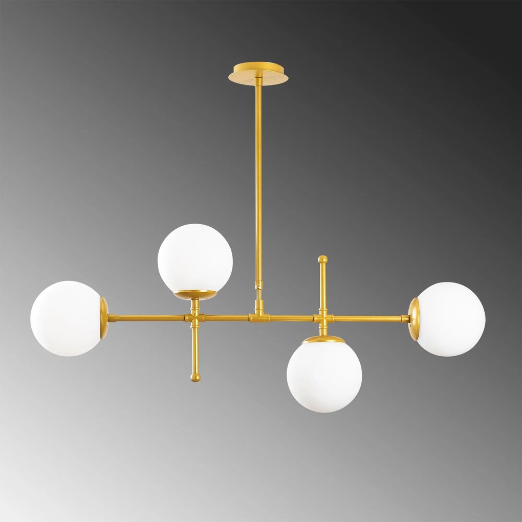 OPVIQ Závěsné osvětlení MUDONI mosaz 98 cm 892OPV1809