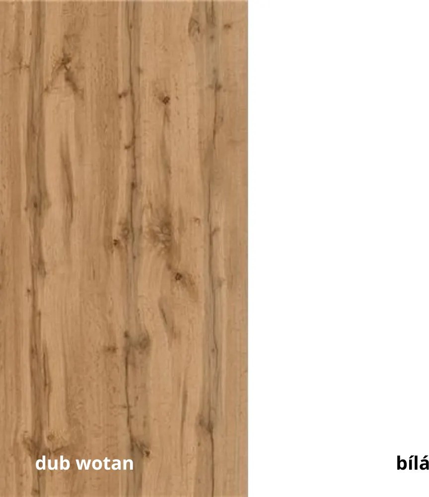 Rozkládací jídelní stůl PARMA | 140x80 cm | masiv buku + LDT 36 mm s ABS hranou | KVALITNÍ ZPRACOVÁNÍ | bílá/dub wotan
