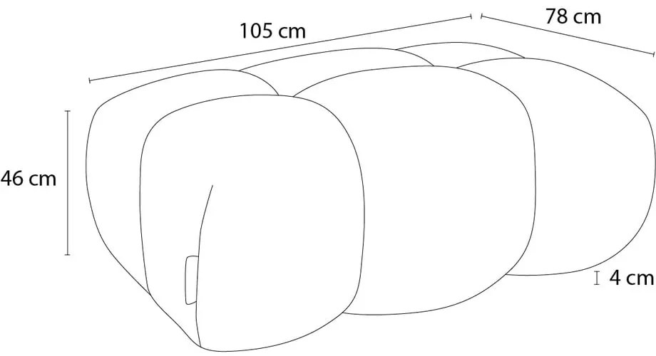 Hnědá žinylková podnožka Ivane – Bobochic Paris