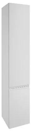 kielle Oudee - Vysoká skříňka závěsná, 157x30x32 cm, lesklá bílá 50202010