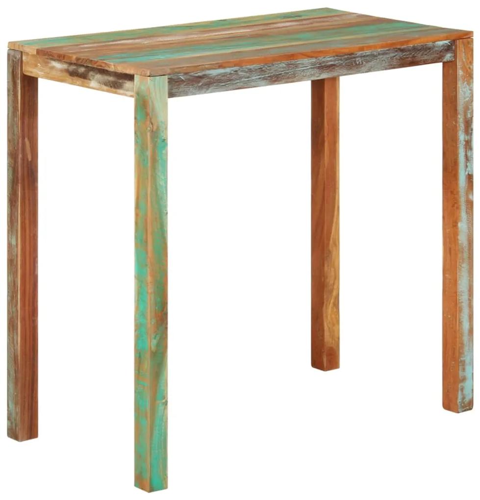 337269 vidaXL Barový stůl 112 x 60 x 108 cm masivní recyklované dřevo
