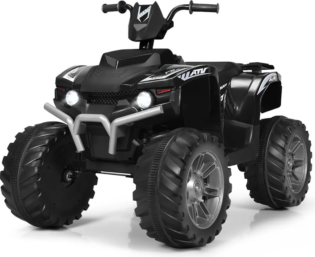 Costway 12 V elektrická dětská čtyřkolka s předním světlem Mini elektrická