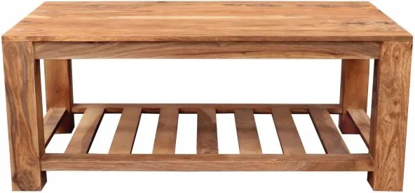 Indický nábytek - Konferenční stolek Rami 100x55x55 z indického masivu palisandr Only stain