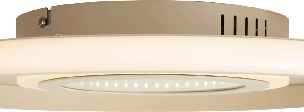 Moderní stropní svítidlo bílé vč. LED 3-stupňový vypínač - Frini
