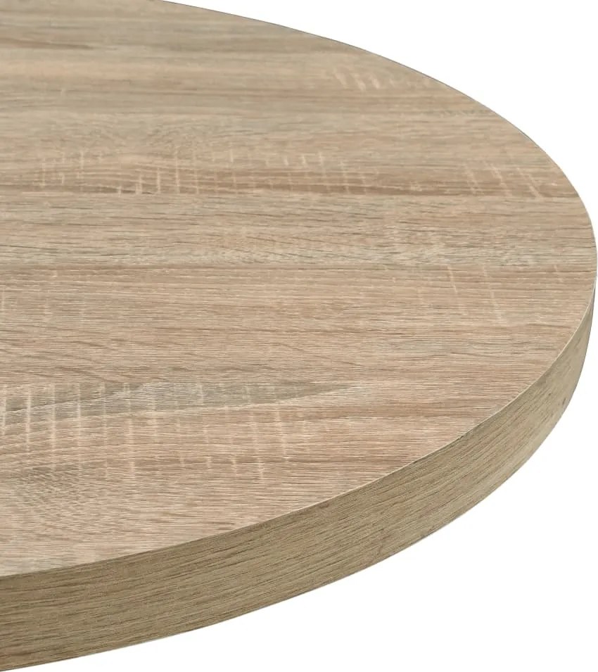 Bistro stůl MDF a ocel kulatý 60 x 75 cm 245612