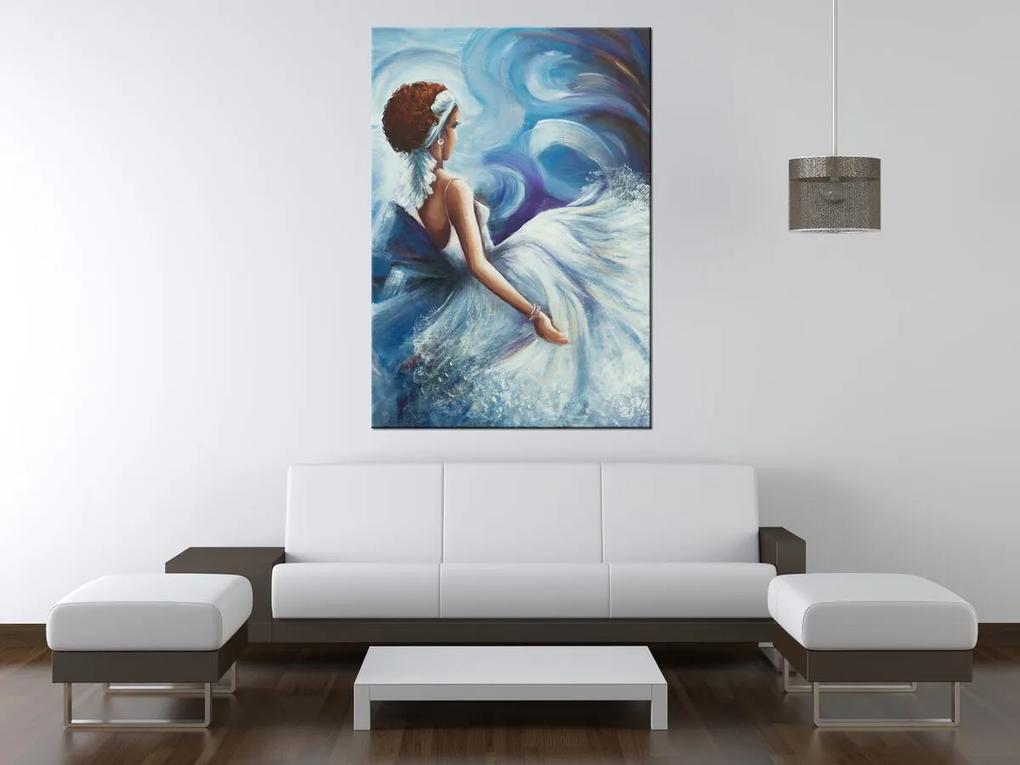 Gario Ručně malovaný obraz Krásná žena během tance Rozměry: 70 x 100 cm