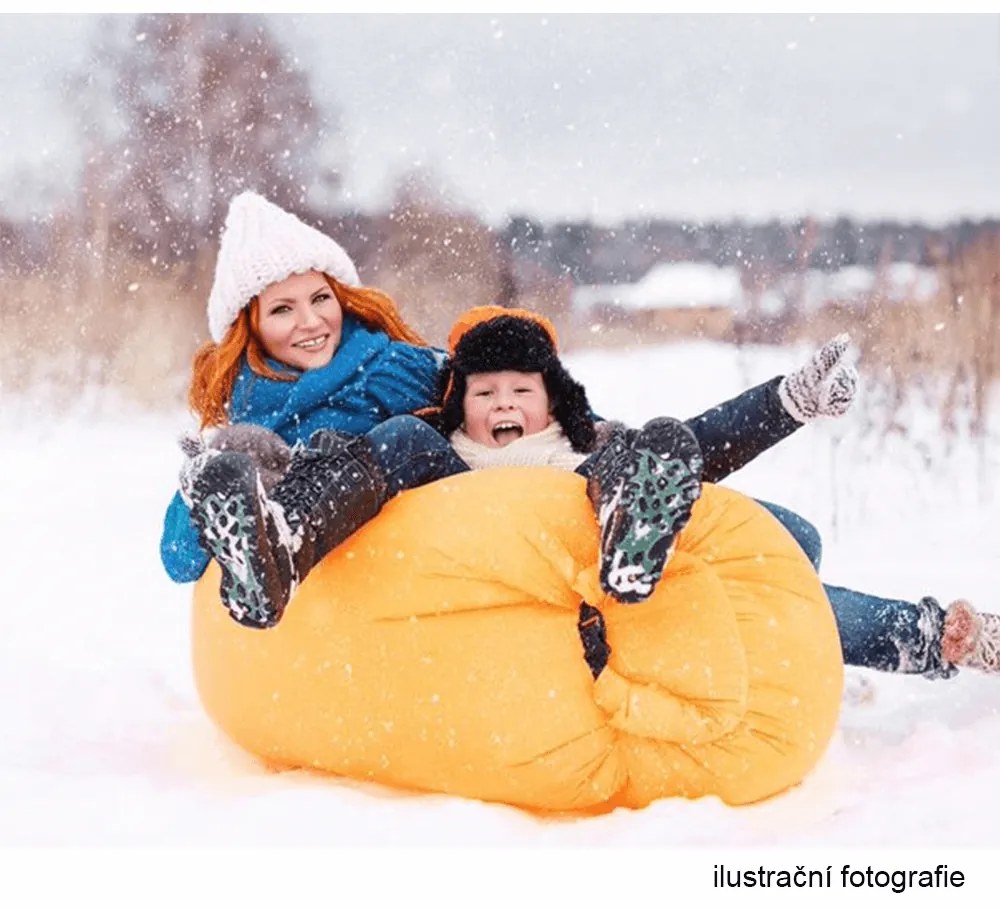 Kondela Nafukovací sedací vak/lazy bag, zelená, LEBAG