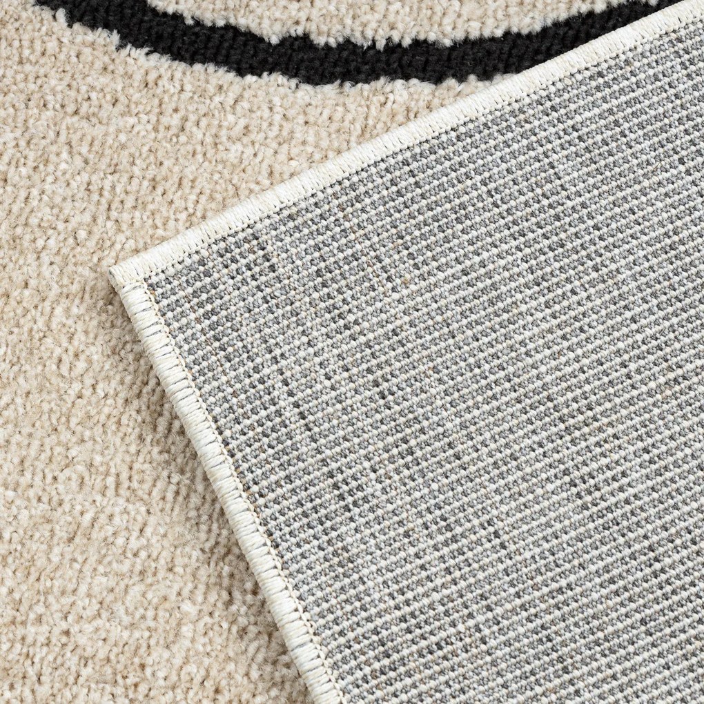 Dywany Łuszczów, Kusový koberec Fusion 9213 cream/beige, 80x150, béžová, kancelář