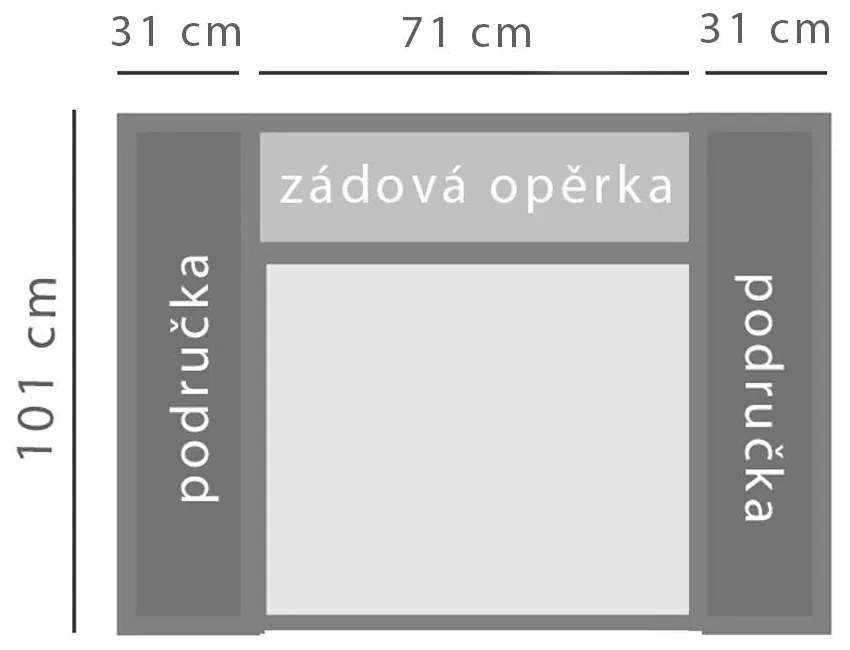 Sedací sestava BOLZANO 2+1+1 | rozkládací pohovka | VÝBĚR TKANIN