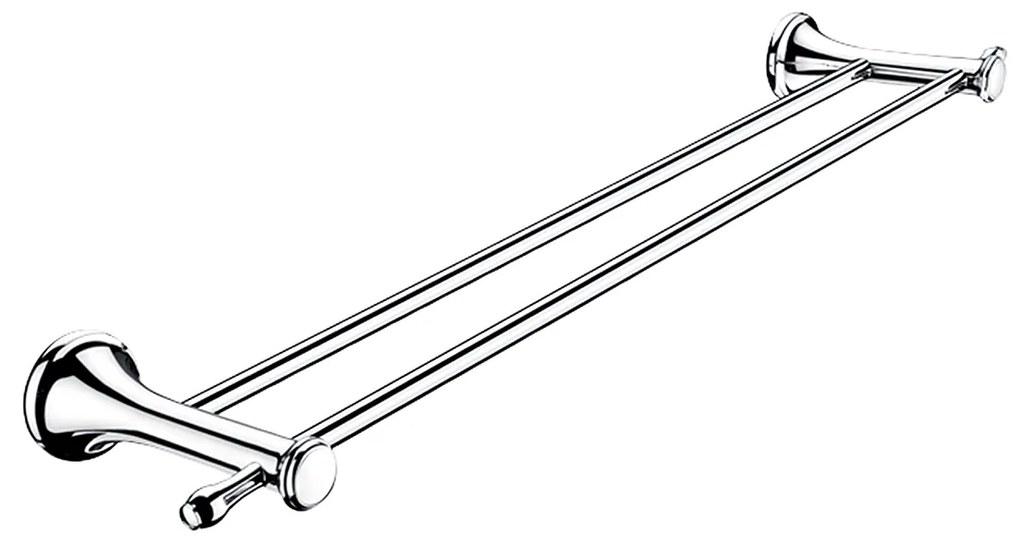 Nimco Držák na ručníky dvojitý, 64 cm LADA - LA 19061D-26