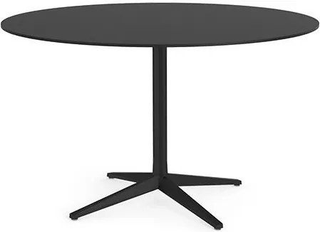 VONDOM - Stůl FAZ Ø základny 80 cm, skleněná deska
