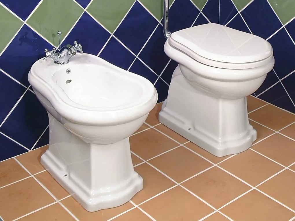 Kerasan RETRO bidet stojící 38,5x60cm, bílá 102001
