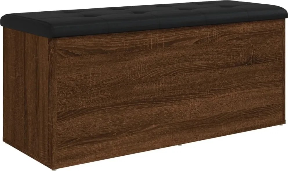 vidaXL Úložná lavice 102 x 42 x 45 cm kompozitní dřevo [835055] Barva: dub sonoma