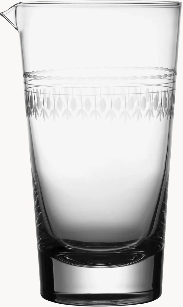 Ručně foukaná křišťálová sklenice Ovals