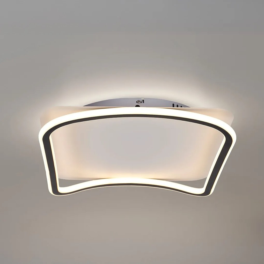 Stropní LED svítidlo Cali Square, 1x LED 30w, 4000k, b