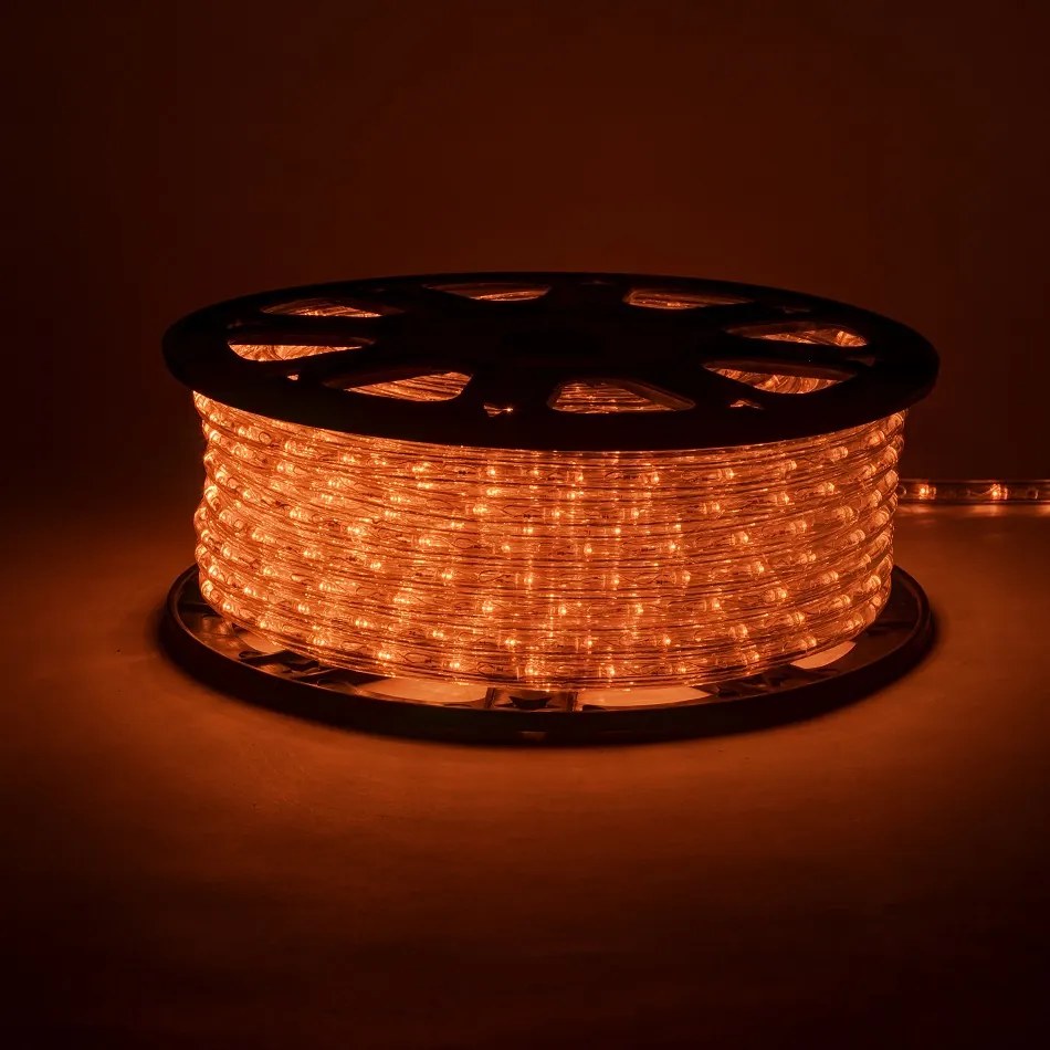 Easy Fix LED hadice venkovní, 1 m, oranžová, 30 diod, IP44, metráž