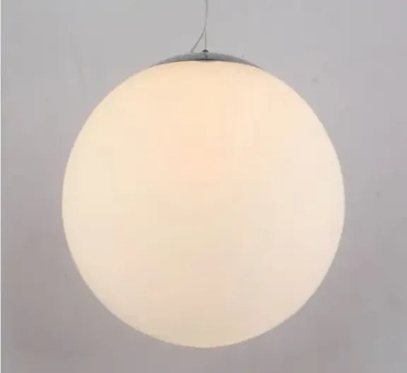 Kovový lustr bílé Ball 40