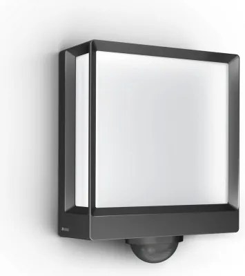 LED venkovní nástěnné svítidlo Steinel L 40 SC antracit 085247 12,9W 1057lm 3000K s pohybovým čidlem