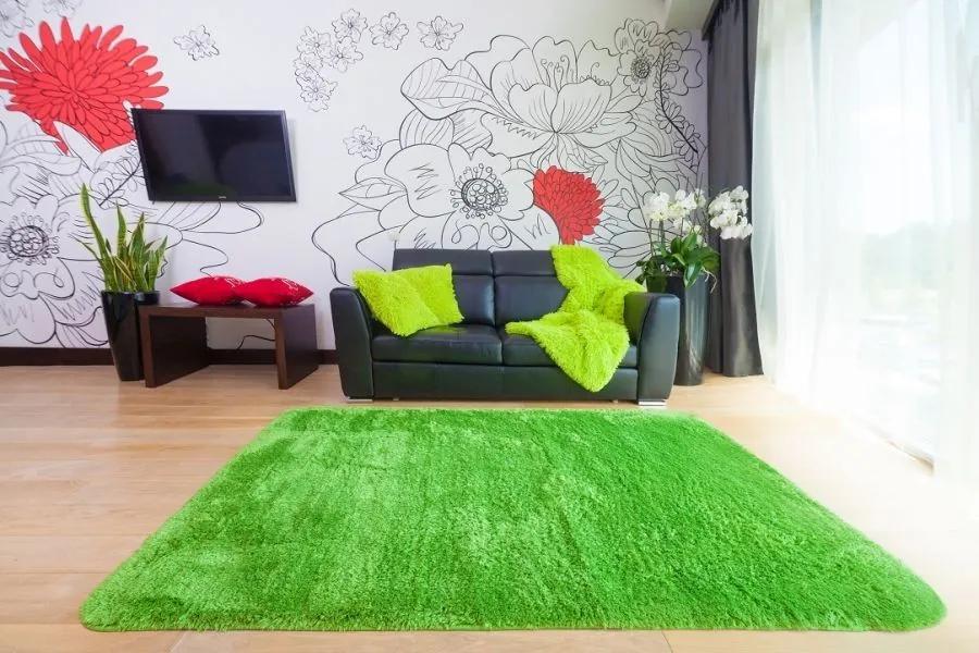 Kusový koberec COMFORT zelený 140x200
