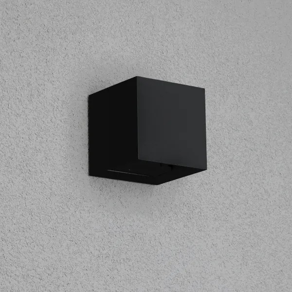 Brilagi - LED Venkovní nástěnné svítidlo CUBE LED/6W/230V černá IP54