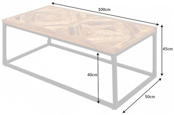 Konferenční stolek Infinity Home 100cm Mango / 40059