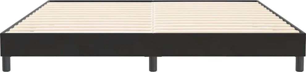Postel Box Spring bez matrace černá 200x220 cm samet 3315893