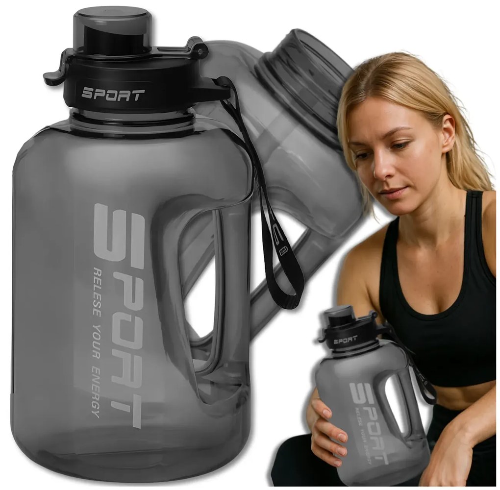 Camerazar TRESSARI 1700ml sportovní láhev na běhání BPA FREE pro studií a hydrataci