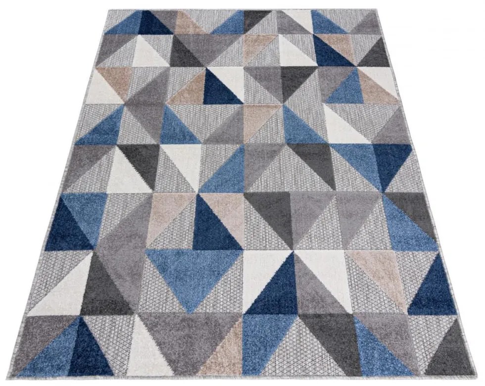 Kusový koberec Rubikon šedomodrý 120x170cm