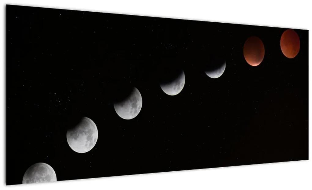 Fáze měsíce - obraz (100x40cm)