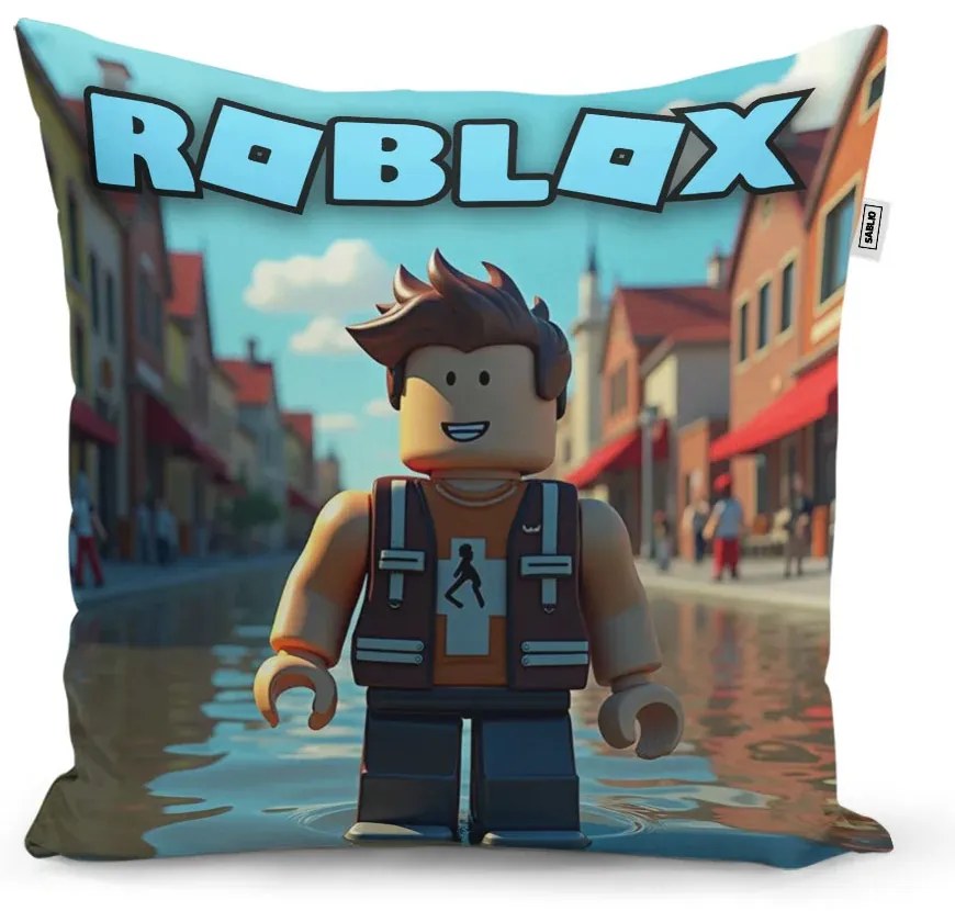 Sablio Polštář ROBLOX Město - 50x50 cm