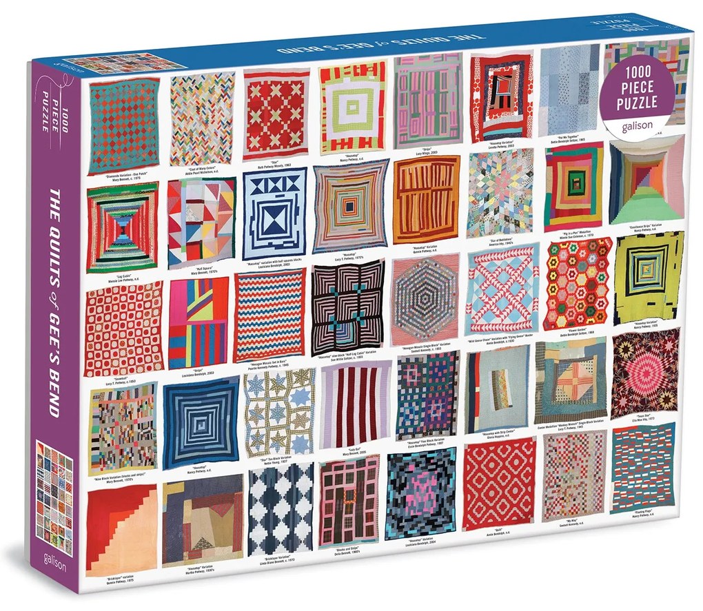 Galison Puzzle Patchworkové deky 1000 dílků