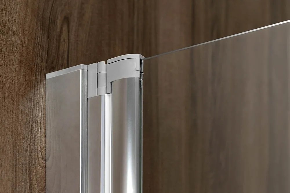 Polysan, RIONI pneumatická vanová zástěna 710 mm, stříbrný rám, čiré sklo, 72915