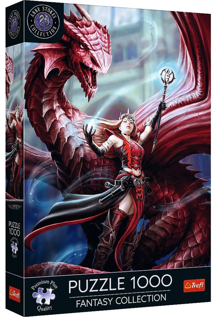 Trefl Puzzle Fantasy Collection: Scarlet Mage 1000 dílků 48x68,3cm v krabici 27x40x6cm