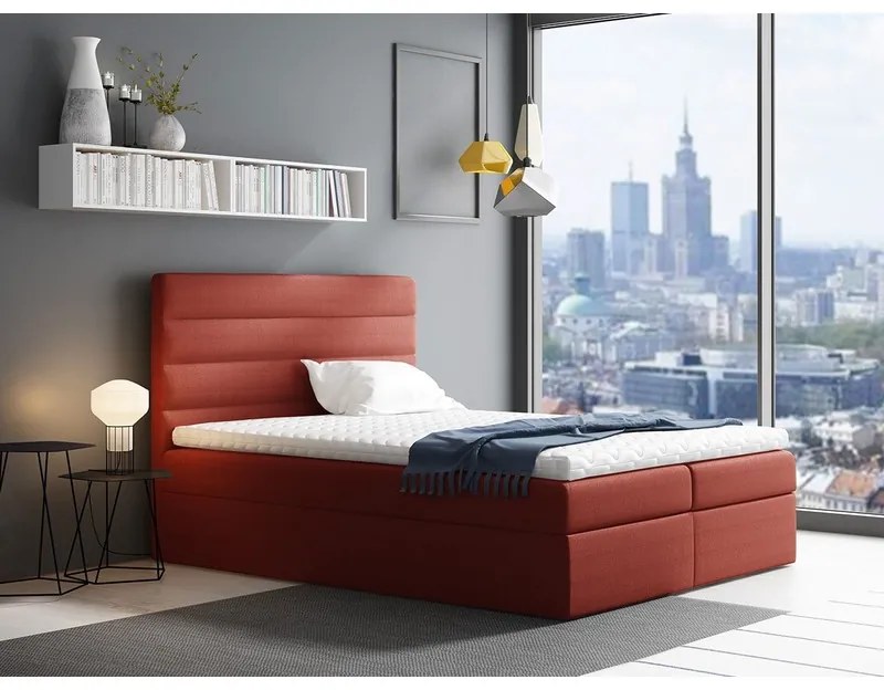 Kontinentální postel Oregano, Rozměr postele: 180 x 200 cm, Barva:: Makalu 12