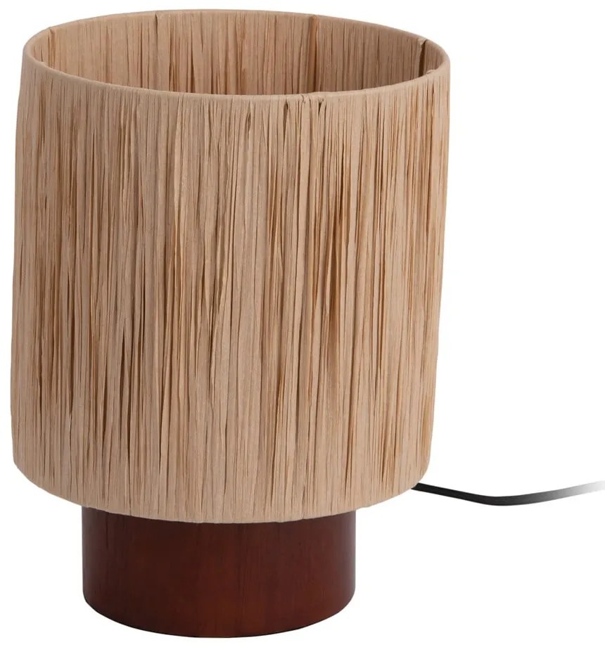 Stolní lampa v přírodní barvě se stínidlem z papírového výpletu (výška 28,5 cm) Sheer – Leitmotiv