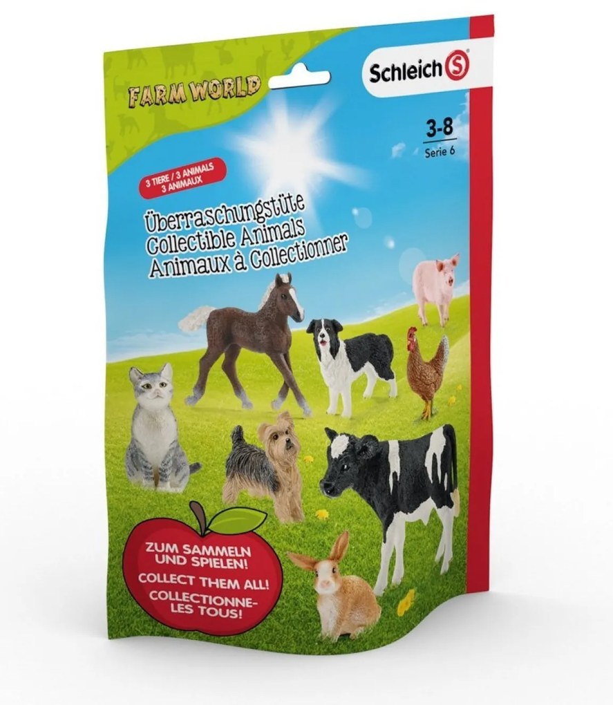 Schleich 87955 sáček s překvapením - farmářská zvířátka l, série 6