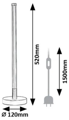 Rabalux 74165 - LED Stolní lampa NIVARO LED/8W/230V 3000K
