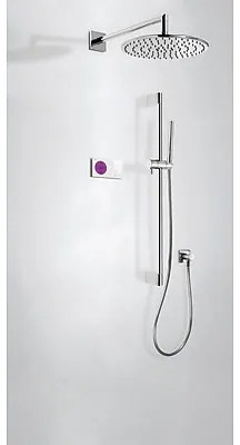 TRES - Termostatický podomítkový elektronický sprchový set SHOWER TECHNOLOGY Včetně elektronického ovládání (bílá barva). Z 09286568