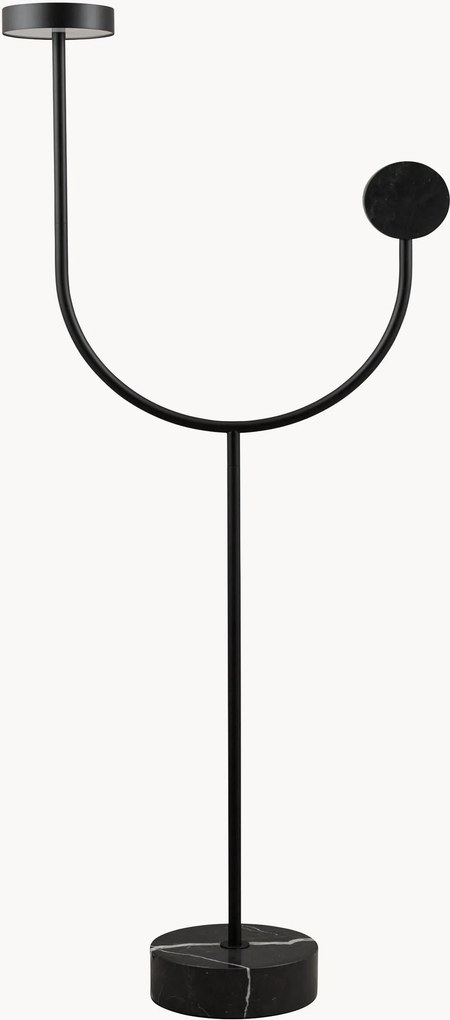 Malá stojací LED lampa z mramoru Grasil