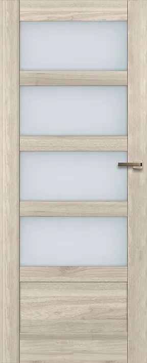 Interiérové dveře vasco doors BRAGA model 5 Průchozí rozměr: 70 x 197 cm, Orientace dveří: Levé dveře, Dekor: Dub stříbrný