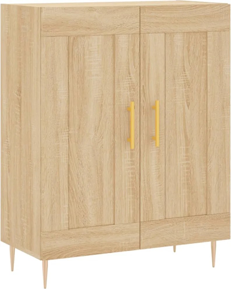 Skříň highboard dub sonoma 69,5 x 34 x 180 cm kompozitní dřevo 3195782