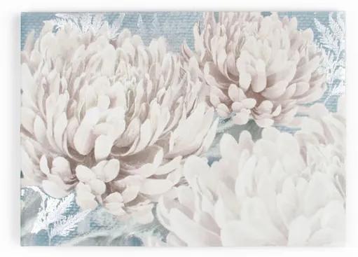 Bezrámový obraz Květy, Teal Bloom 41-713, Wall Art