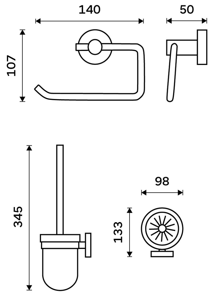 Nimco Sada k WC UNIX - UN set-94WN-26