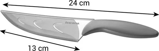 TESCOMA Nůž kuchařský MOVE 13 cm, s ochranným pouzdrem