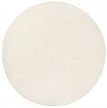 koberec kulatý VELVET MICRO krémový 031 hladký, Jednotný jedn velikost kruh 170 cm | krásné koberce cz