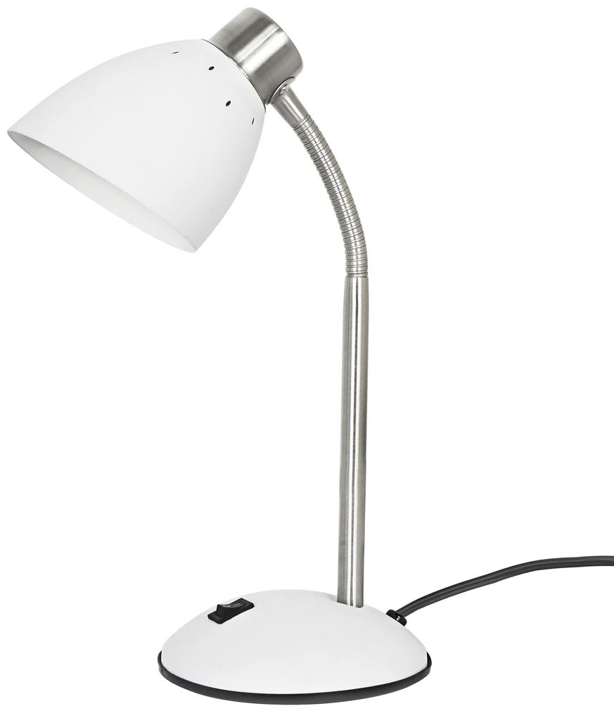 LEITMOTIV Stolní bílá lampa Dorm 21 × 10 × 30 cm