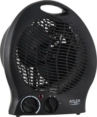 Adler AD 7761 černá / Teplovzdušný ventilátor / 2000 W / 2 stupně