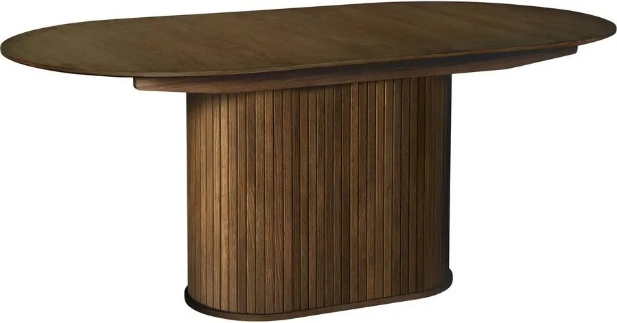 Rozkládací jídelní stůl s přídavnou deskou v dekoru dubu 95x180 cm Nola – Unique Furniture