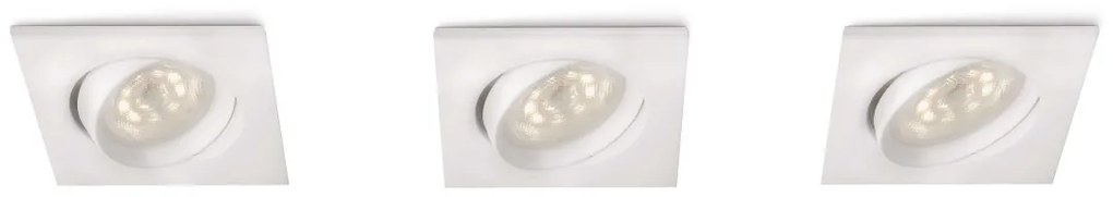 Philips Philips 59080/31/16 - SADA 3x LED podhledové svítidlo MYLIVING GALILEO 3xLED/1W P1165