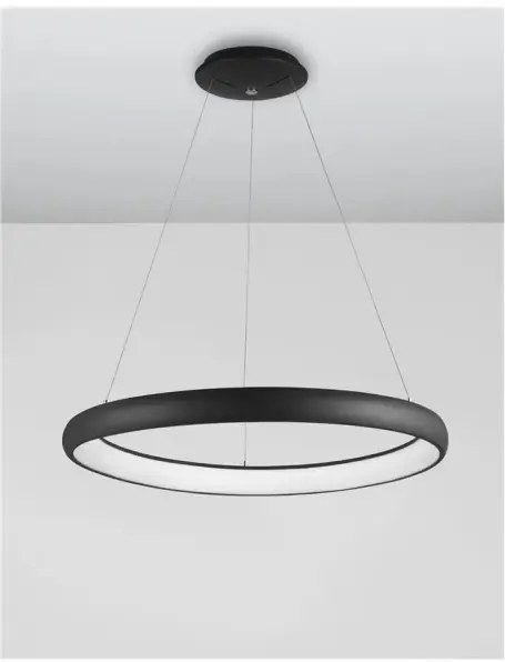LED lustr Albi 60 černé
